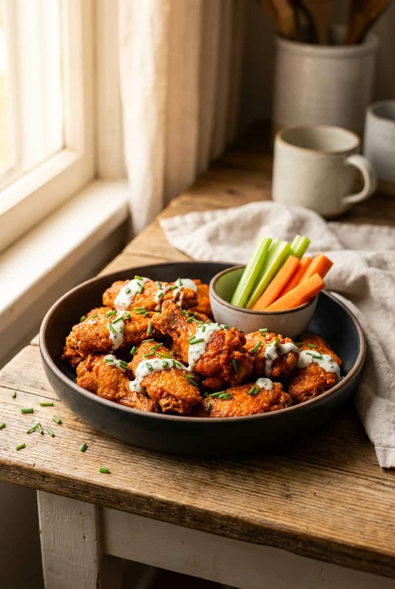 Best Air Fryer Buffalo Wings Recipe | Crispy & Spicy - RecipiBytes